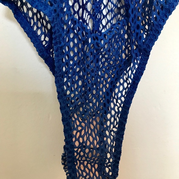 Victoria's Secret | Intimates & Sleepwear | Mesh Halter Teddy In Cobalt ...